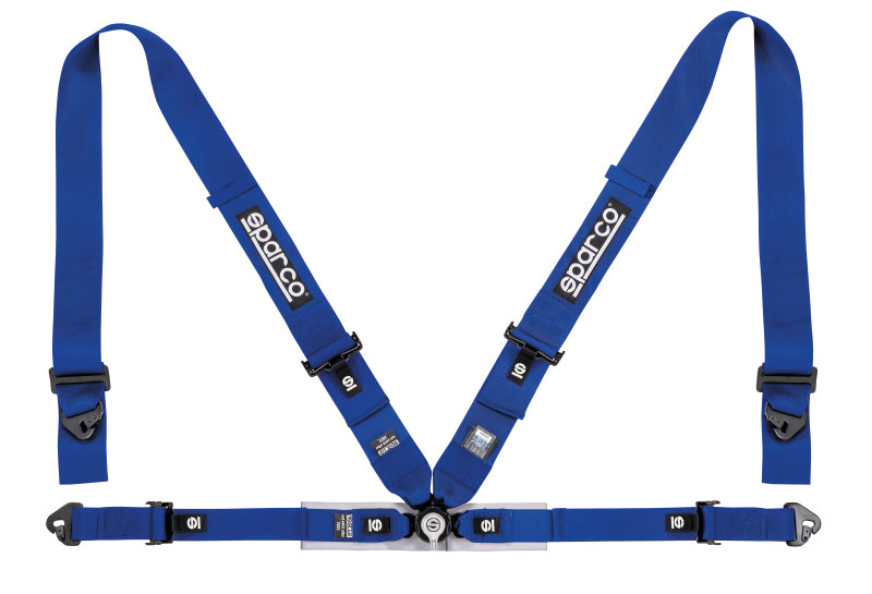 Sparco Belt 4Pt 3in/2in Competition Harness - Blue – New German Performance