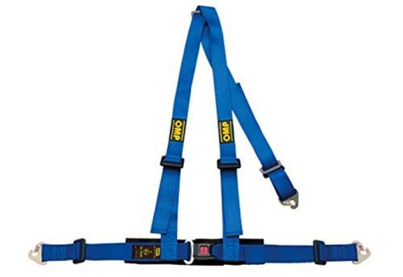 OMP 3 Point Harness - Blue – New German Performance