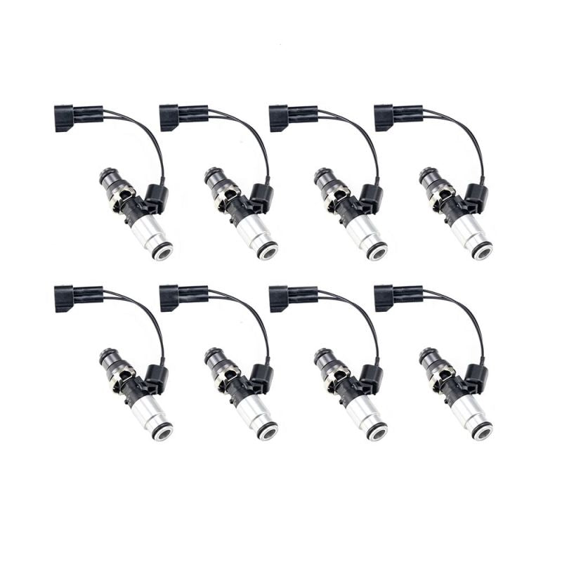 Injector Dynamics ID1050X Injectors 14mm (Grey) Adaptor Top Bottom (Si ...