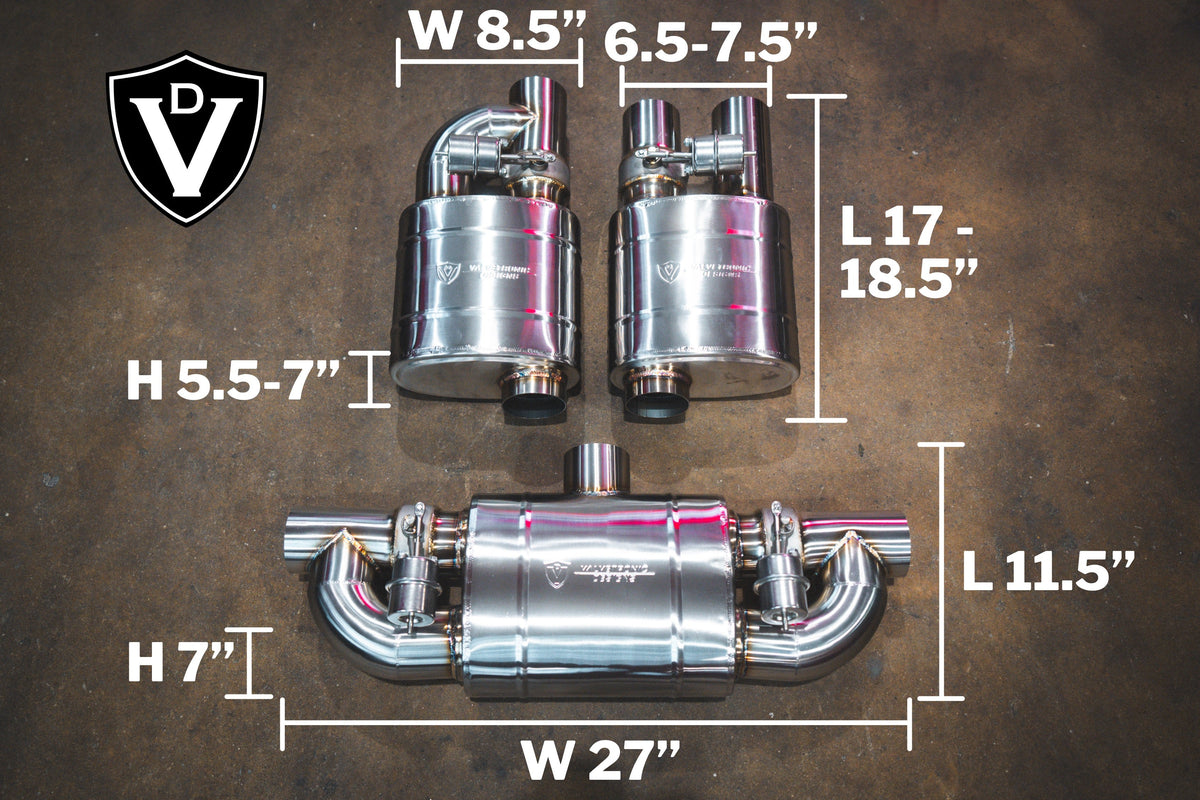 Valvetronic UNIVERSAL VALVED MUFFLER KIT – New German Performance