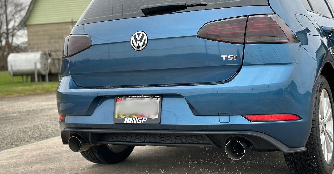 VW Mk7/Mk7.5 Golf Dual Outlet Exhaust Conversion Kit – New German ...