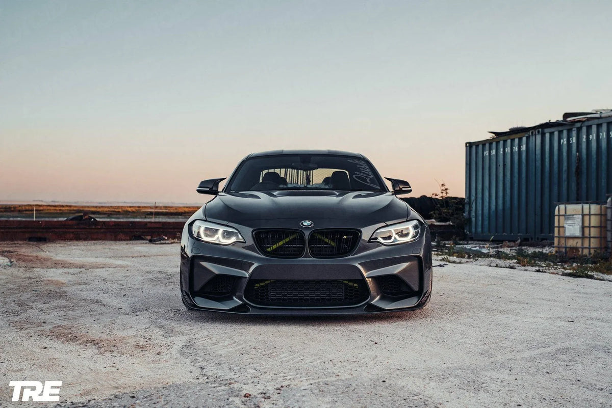 TRE BMW M2 OG F87 Pre-Preg Carbon Fiber Front Splitter (2015-2018 ...