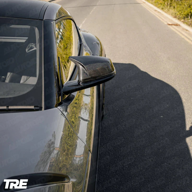 TRE Toyota Supra (MK5) Pre-Preg Carbon Fibre M Style Mirror Covers (20 ...