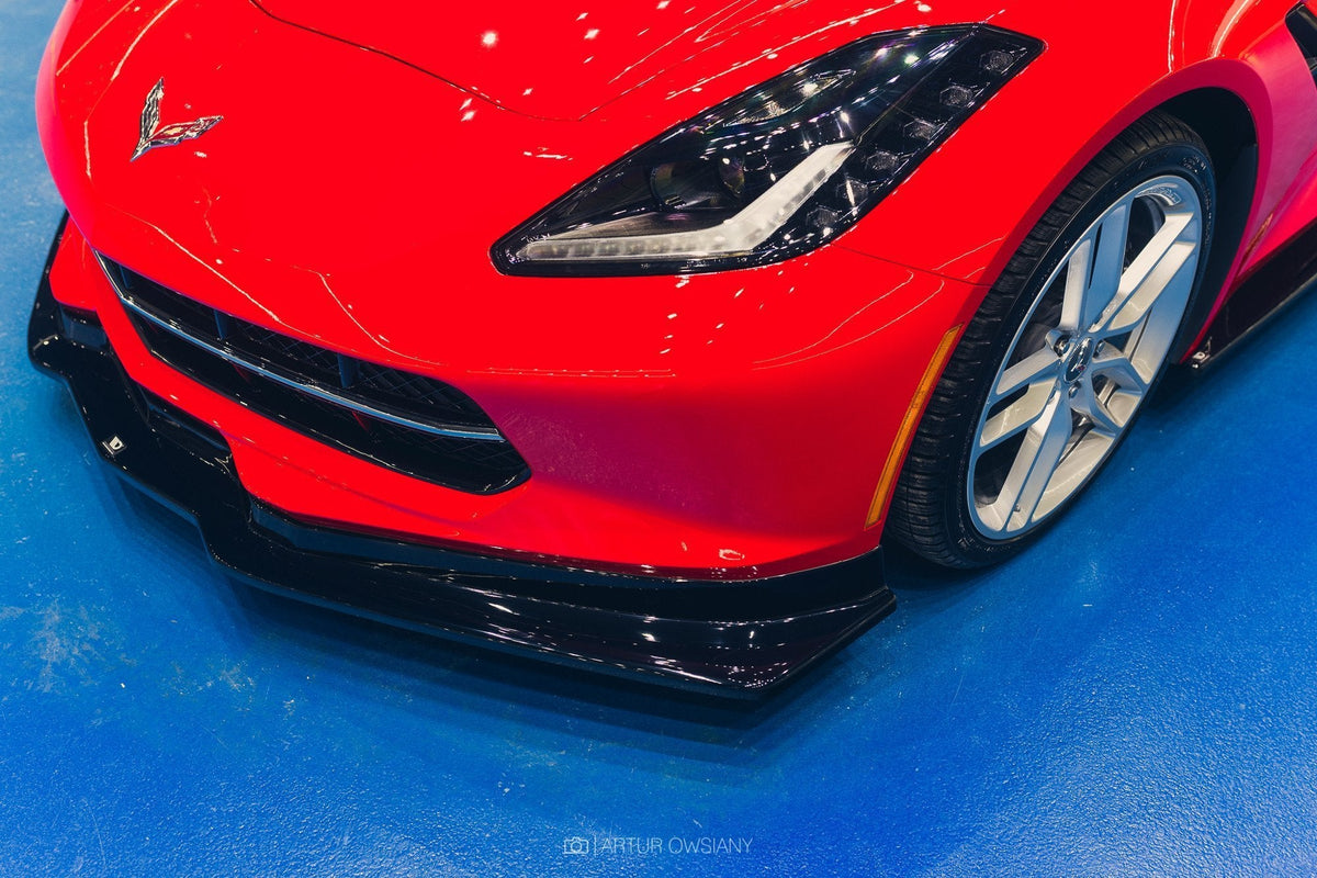 MAXTON DESIGN FRONT SPLITTER V.1 CHEVROLET CORVETTE C7 – New German ...