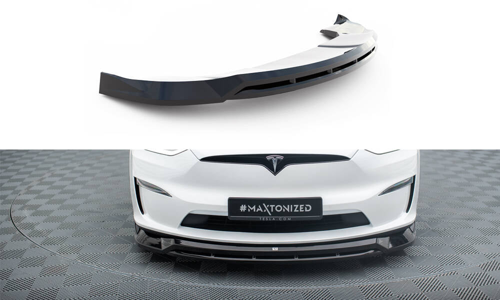 MAXTON DESIGN FRONT SPLITTER V.1 TESLA MODEL X MK1 FACELIFT – New ...