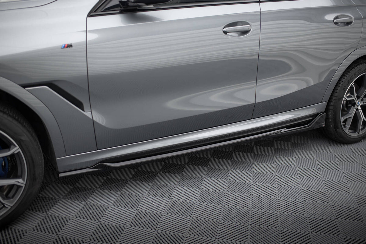 MAXTON DESIGN SIDE SKIRTS DIFFUSERS V.2 BMW X6 M-PACK G06 FACELIFT ...