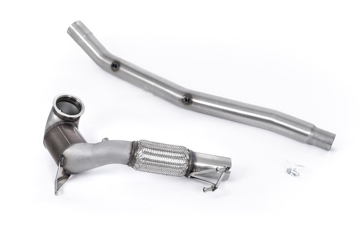 Milltek Sport Large Bore downpipe - Audi 8Y S3, VW Mk8 Golf R w/ OE Ex ...