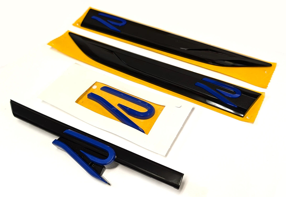 Genuine VW Mk8 Golf R Blue Badge/Emblem Conversion Kit – New German ...