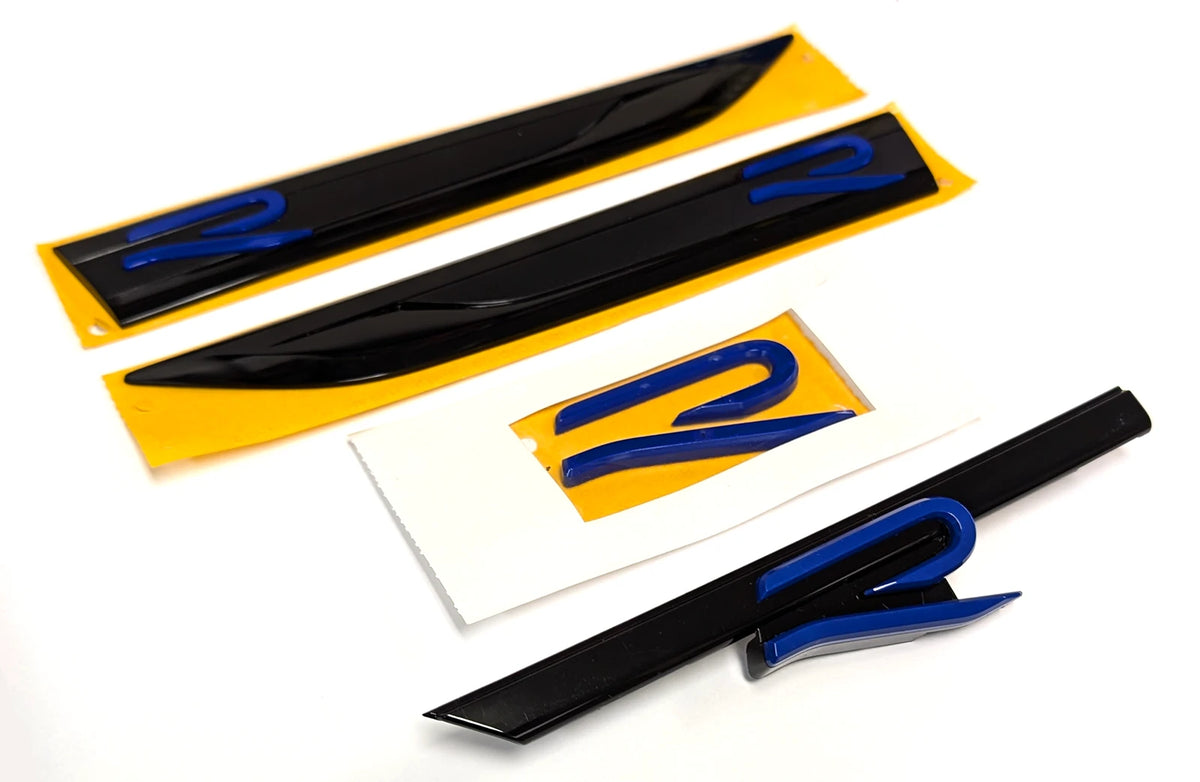 Genuine VW Mk8 Golf R Blue Badge/Emblem Conversion Kit – New German ...
