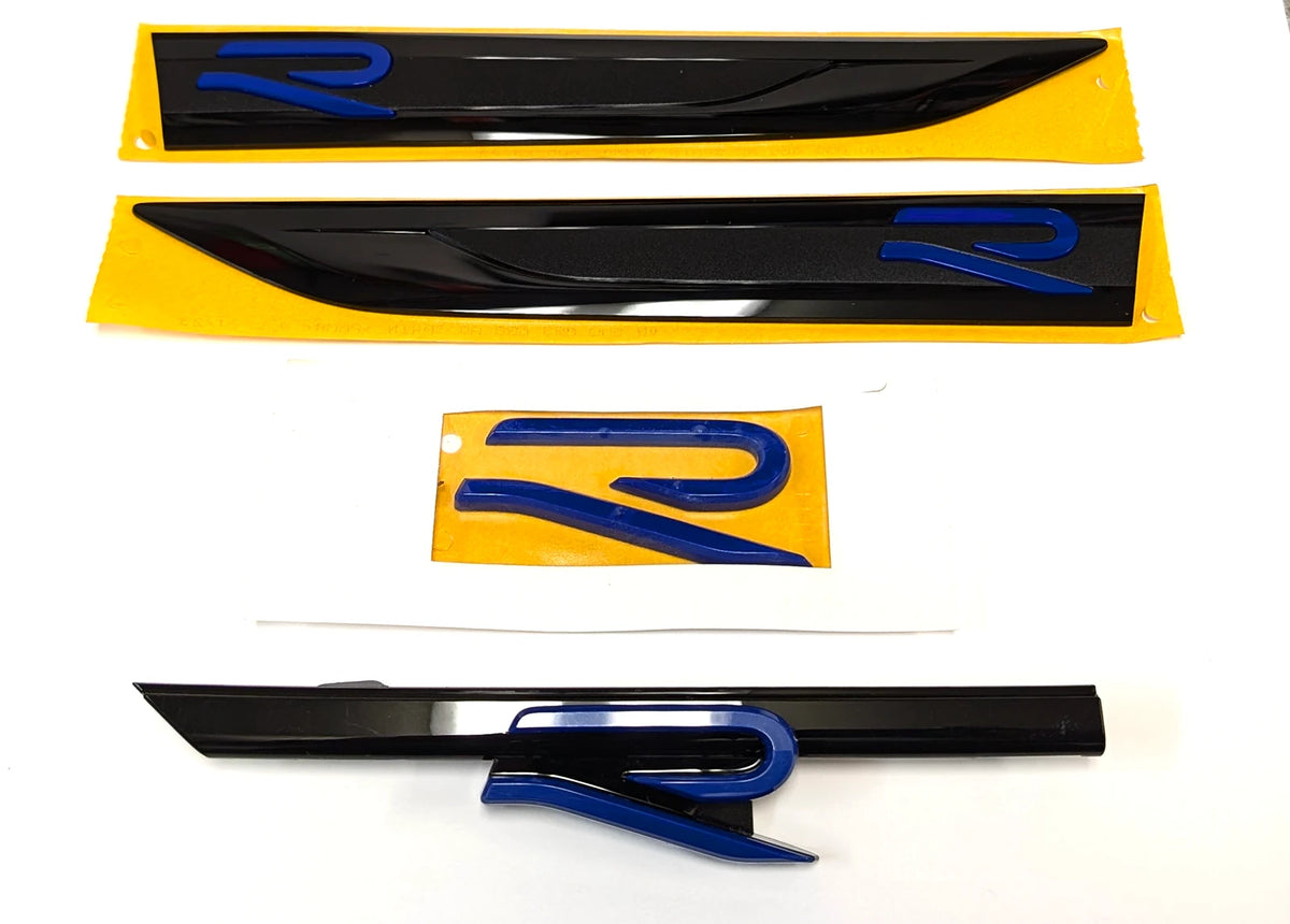 Genuine VW Mk8 Golf R Blue Badge/Emblem Conversion Kit – New German ...