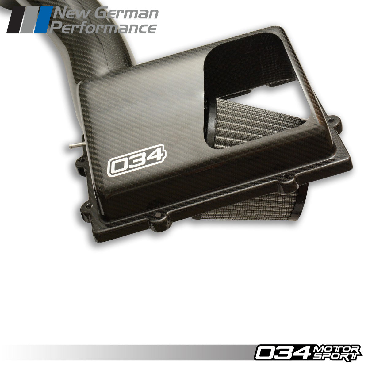 034Motorsport X34 Carbon Fiber MQB Open-Top Cold Air Intake System ...