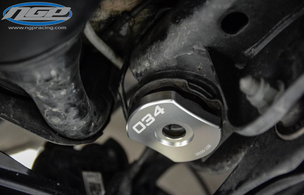 034 Motorsport Billet Aluminum MQB Rear Subframe Mount Inserts, 8V Audi ...