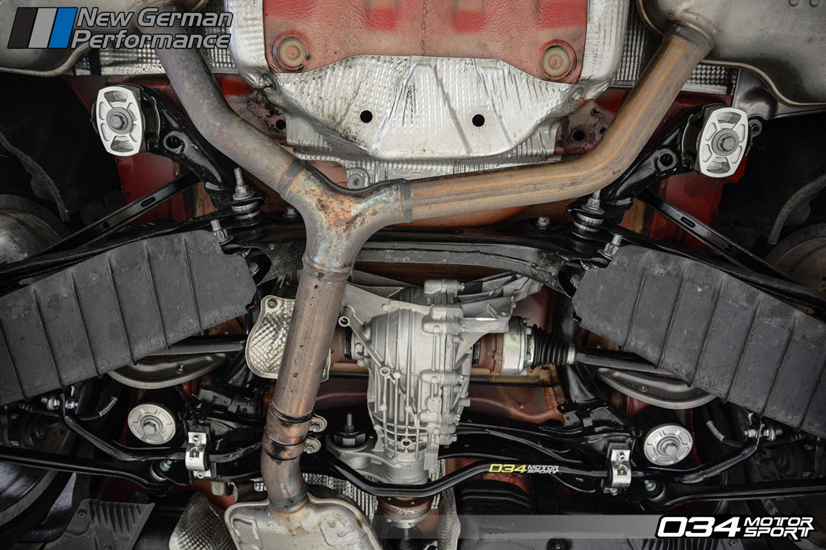 034 Motorsport - Billet Aluminum Rear Subframe Inserts - B9 Audi A4 ...