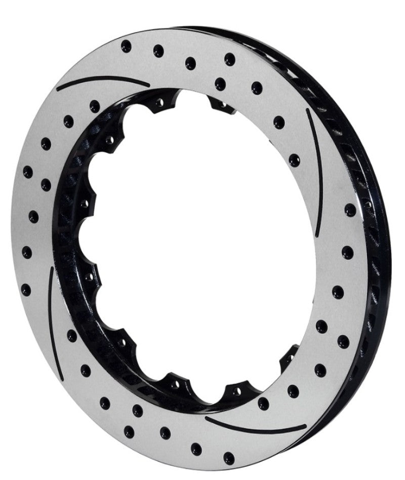 Wilwood Rotor GT Curved Vane Rotor Spec-37 Iron 72 CV 12 x 8.75 Left H ...