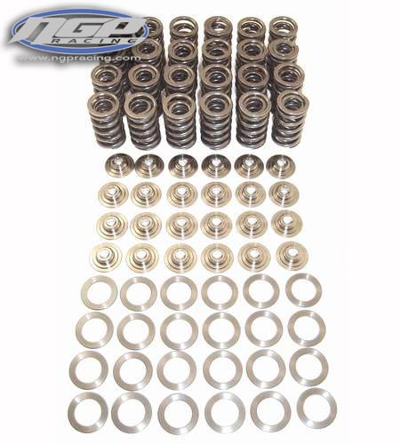 Techtonics Tuning - 24v VR6 Valve Spring kit with Titanium Retainers ...