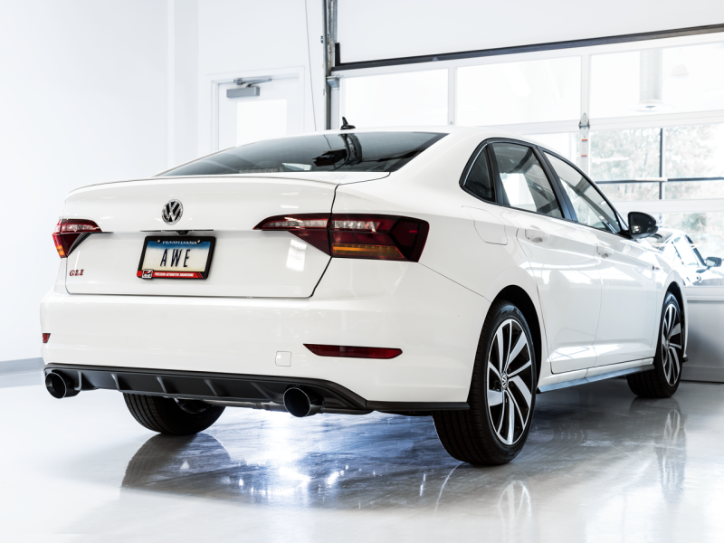 AWE Tuning VW Mk7 Jetta GLI Track Edition Exhaust Black Tips OPEN BOX ...