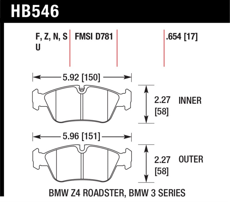 Hawk HT-10 Street Brake Pads – New German Performance