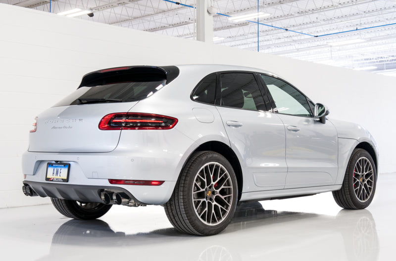 AWE Tuning Porsche Macan Track Edition Exhaust System - Diamond Black ...