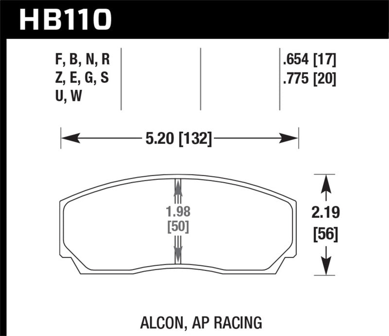 Hawk AP CP5200 Caliper HPS Street Brake Pads – New German Performance