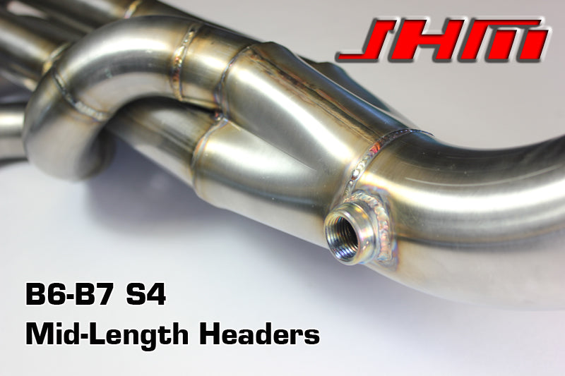 JHM Version 2 Exhaust Headers - B6 / B7 S4 - 4.2 V8 – New German ...