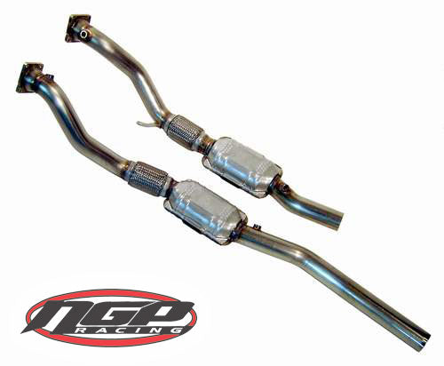 Techtonics Tuning - B5 Audi S4 00-02, 2.5 inch Turbo Downpipes w/ High ...