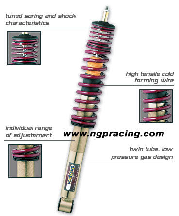 Vogtland Height Adjustable Coilovers - Corrado G60 / VR6 - 40-70mm ...