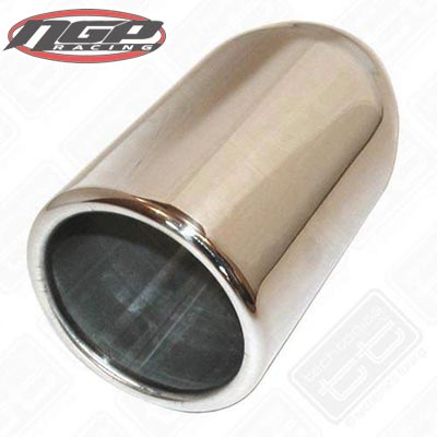 Techtonics Tuning - Exhaust Tip - Stainless Steel Tip (single 3.5" x 4 ...