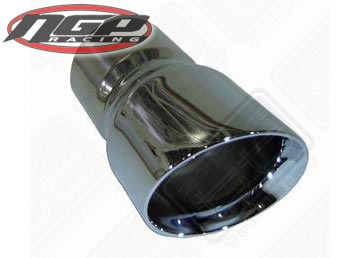 Techtonics Tuning - Exhaust Tip -Stainless Single Angle 3", fits 2.5 ...