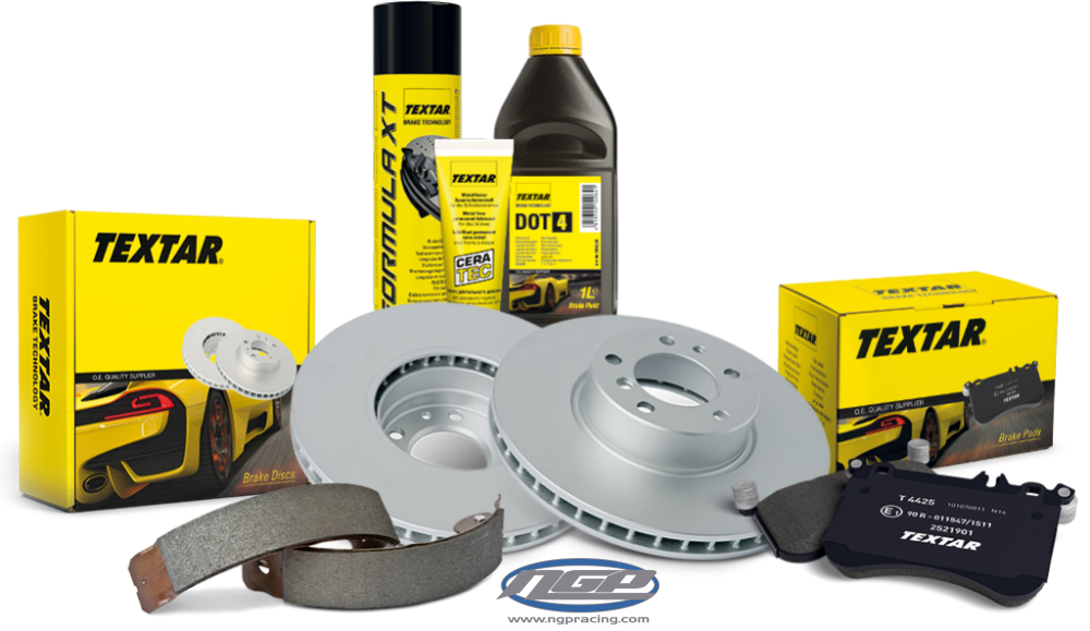 Textar Coated - Standard 310mm Rear Vented Rotors for -Audi S3 [8V ...