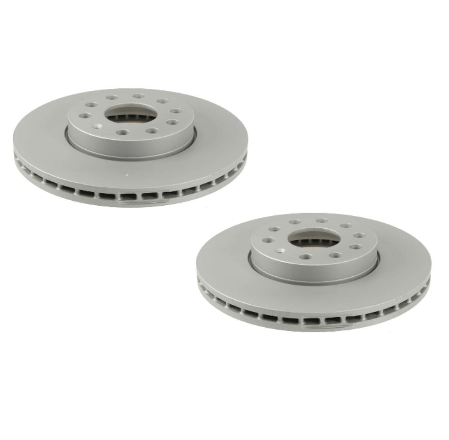 Zimmerman Coat-Z Standard Front 288mm Front Brake Rotors - VW Mk6 Jetta ...